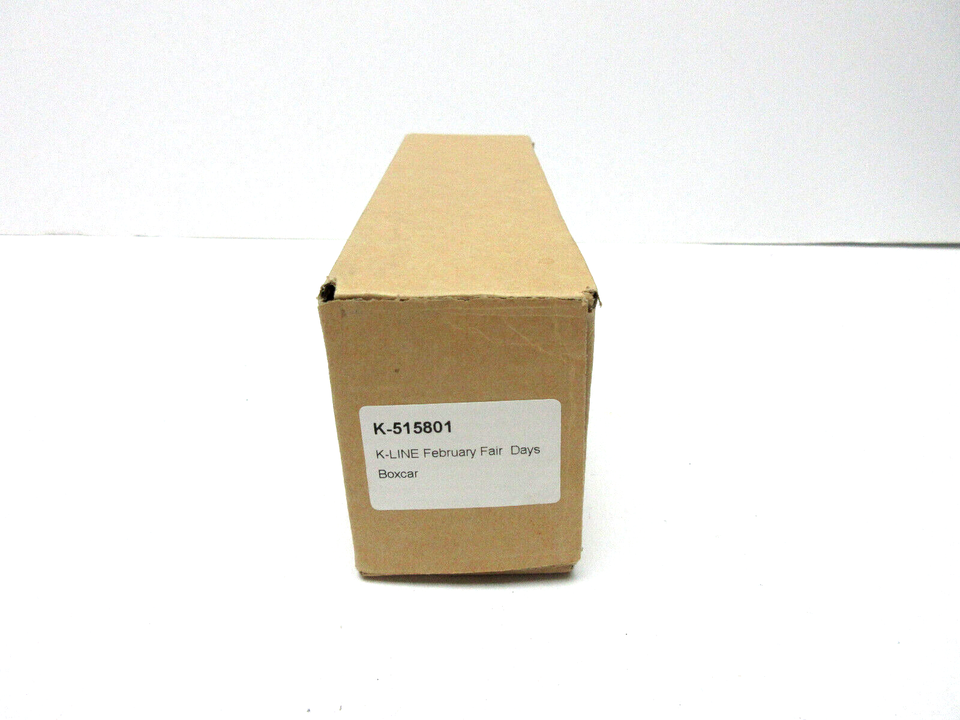 K-LINE K-515801 FEBRUARY 2004 FAIR DAYS O27 GAUGE BOXCAR - MINT ...