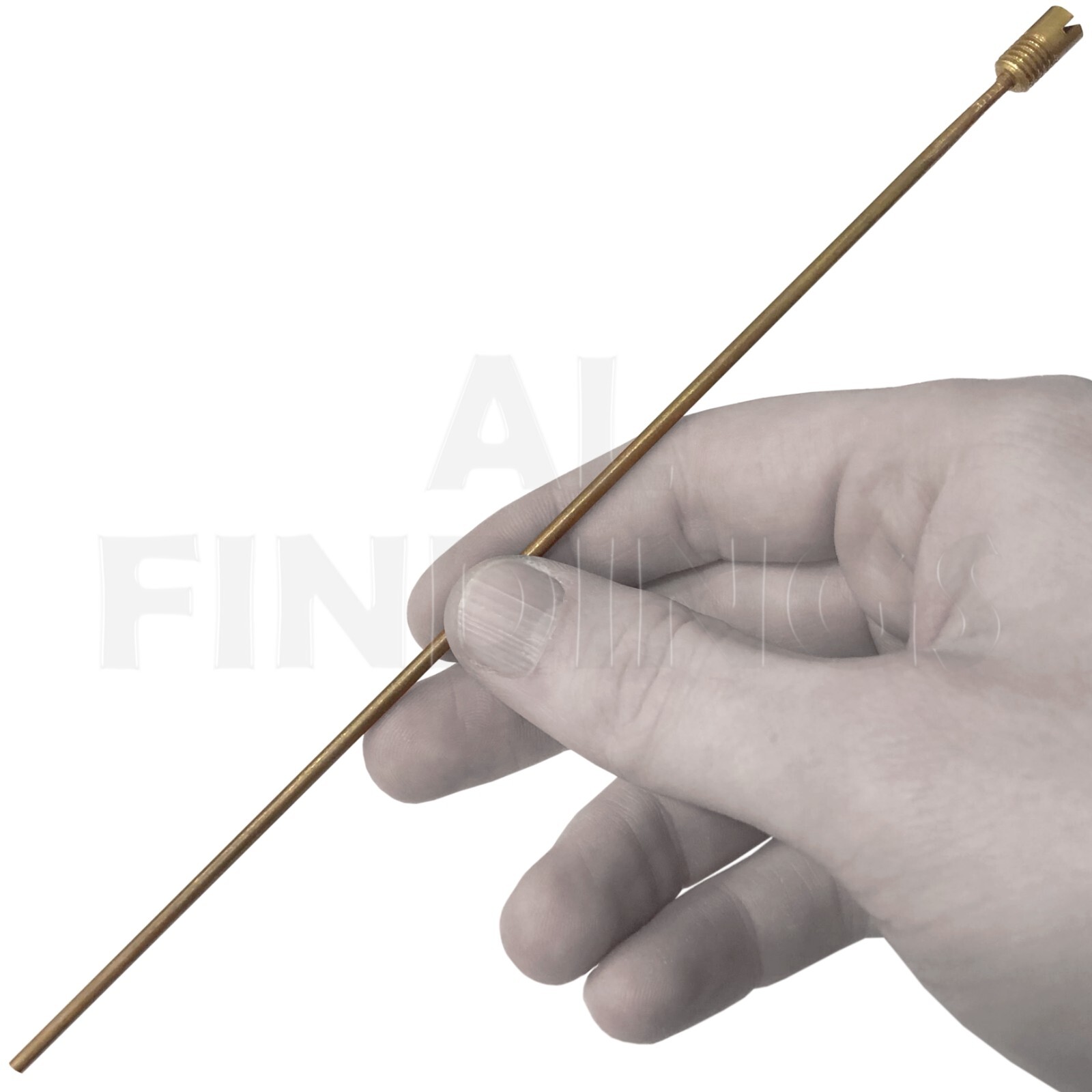 2pc Clock Brass Gong Rods With Brass Ends 205mm & 195mm Chime Hammer ...