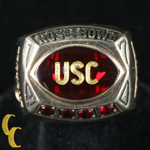 1970 USC 10k Yellow Gold Jostens Rose Bowl Championship Ring Size 9 | eBay