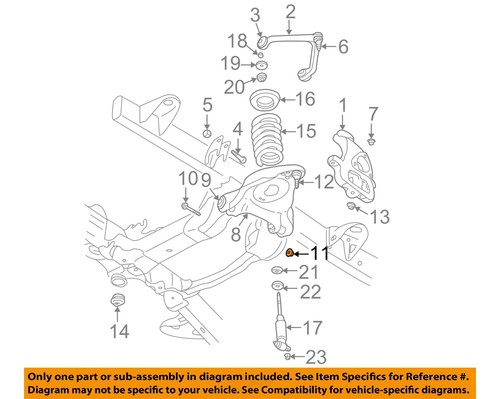 CHRYSLER OEM 06-23 1500 Classic-Lower Cntrl Arm Nut 6509764AA | eBay