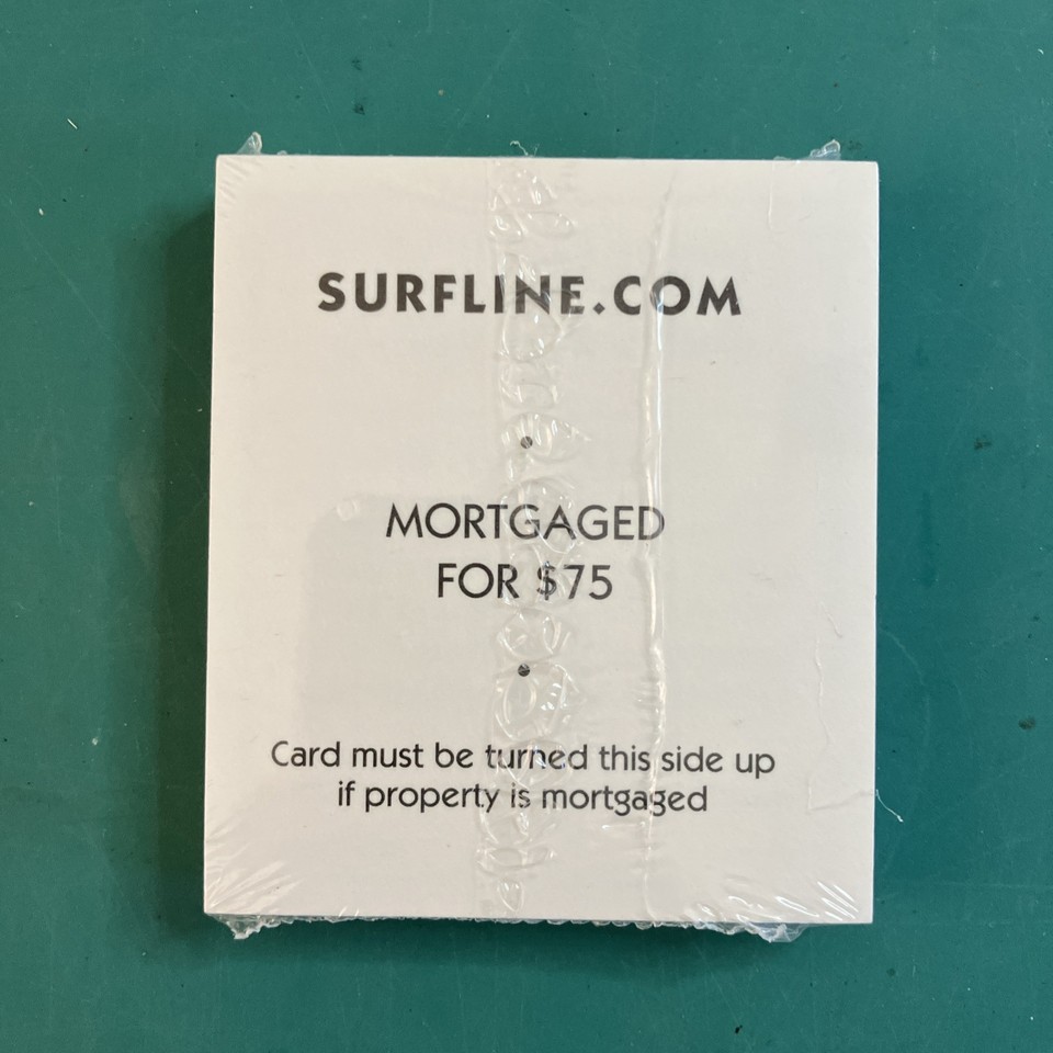 MONOPOLY SURFING EDITION GAME. Surfrider Foundation. Parker/USAopoly ...
