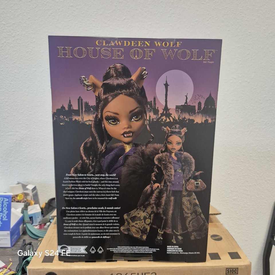 Monster High Clawdeen Wolf House Of Wolf Doll 2025 New JDR66 In Hand ...