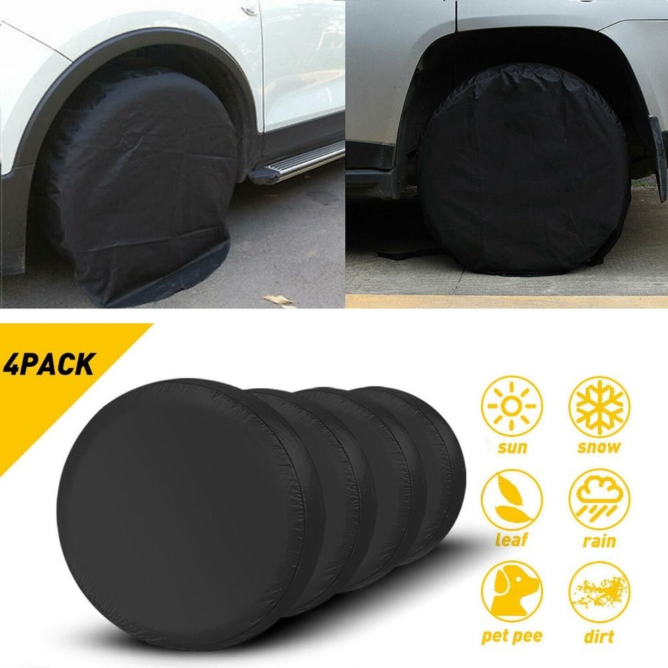 27"-29" Waterproof Wheel Covers Tire Sun For Protector Car RV Trailer ...