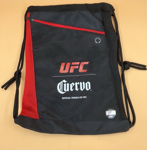 Cuervo UFC Promo Backpack Drawstring Sling Bag Black Red | eBay