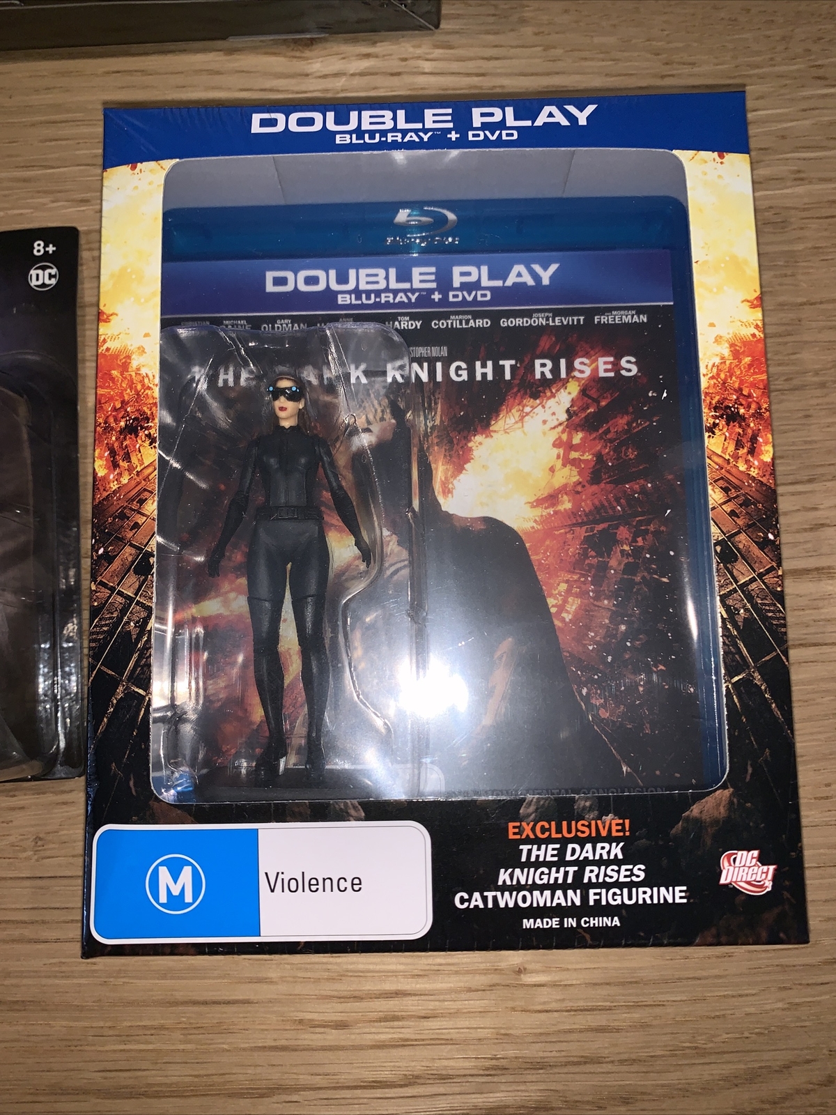 The Dark Knight Rises Bluray + DVD w/ Batman and Bane Mini Figures With ...