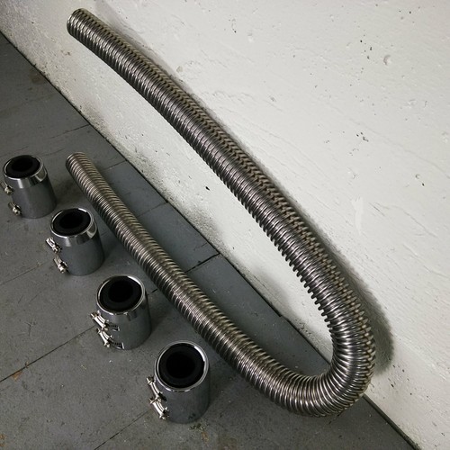 1937 - 1941 Chevy 48 Stainless Steel SS Radiator Hoses Kit | eBay