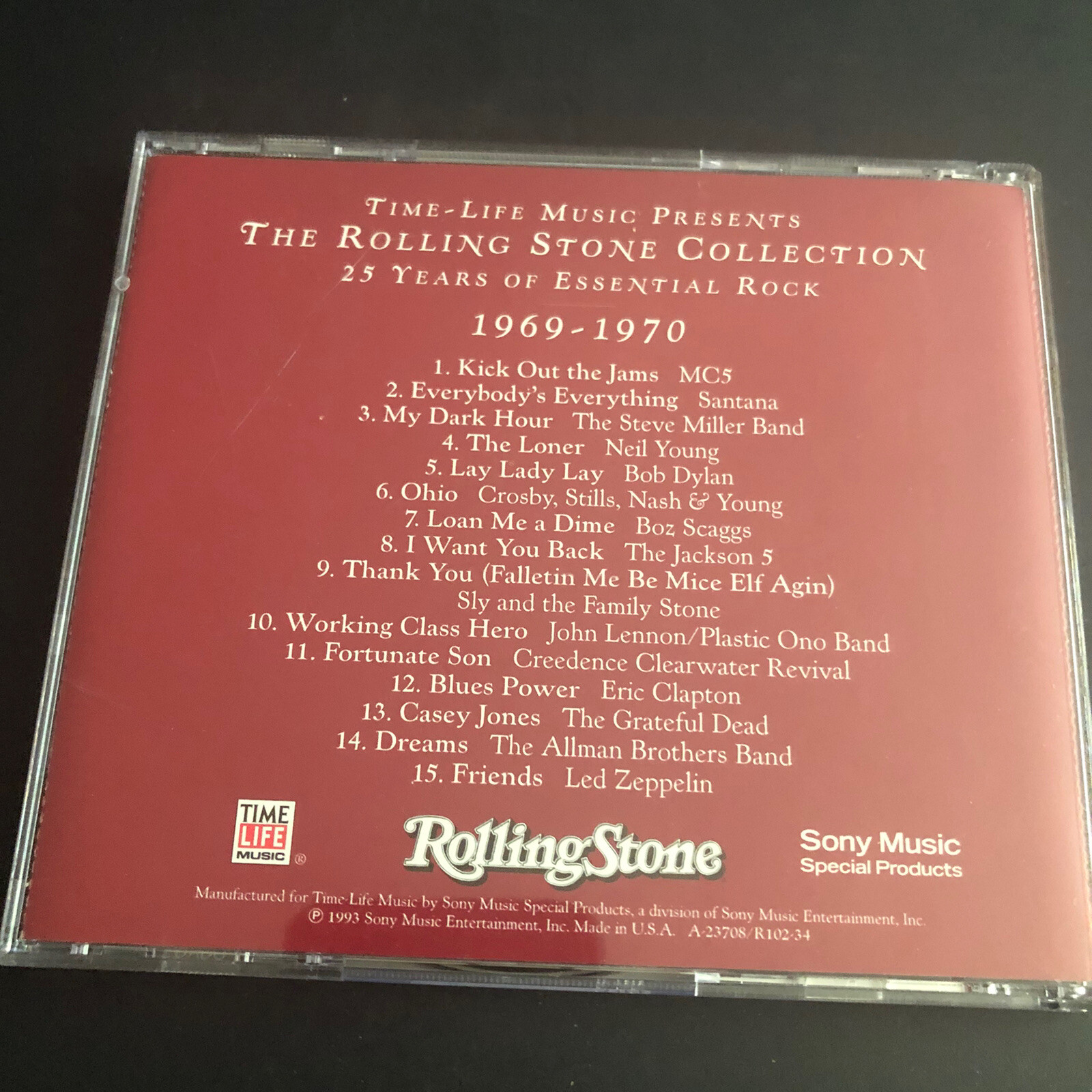 The Rolling Stone Collection-25 Years Of Essential Rock 7 Cd Disc Set ...