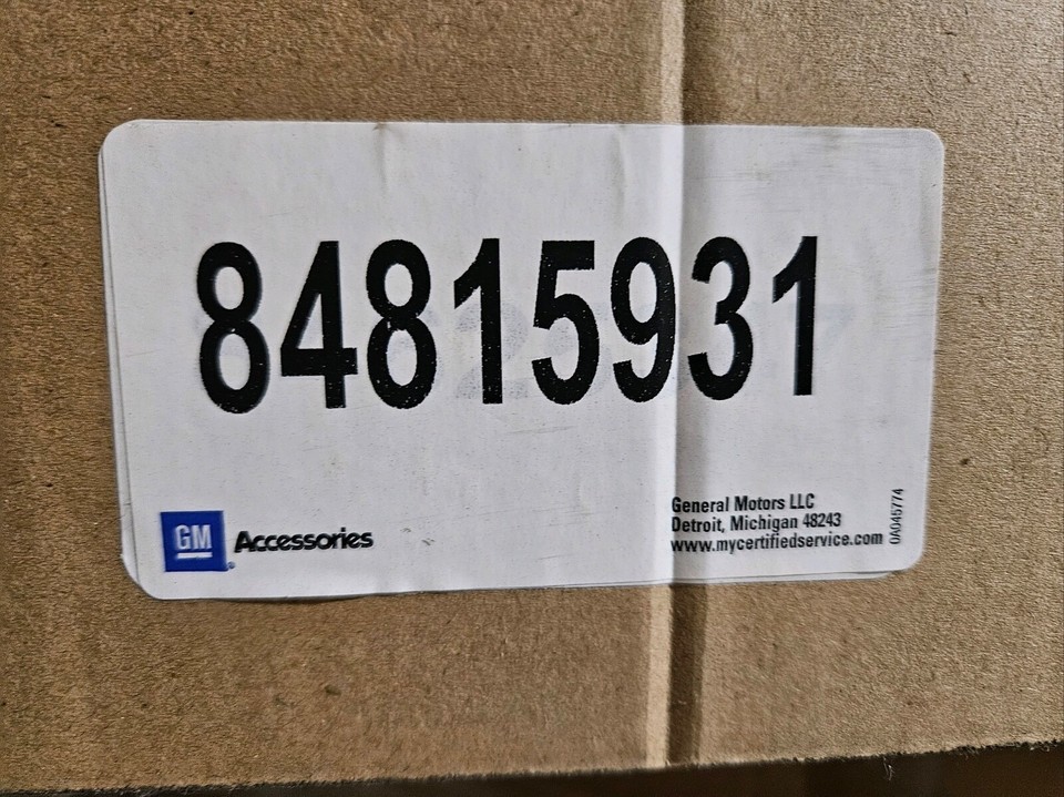 NEW OEM GM 19-24 Chevy Silverado GMC Sierra Soft Tonneau Cover 6'6 ...
