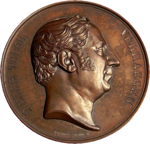 1852 Pierre Théodore Verhaegen Medal (05721) | eBay