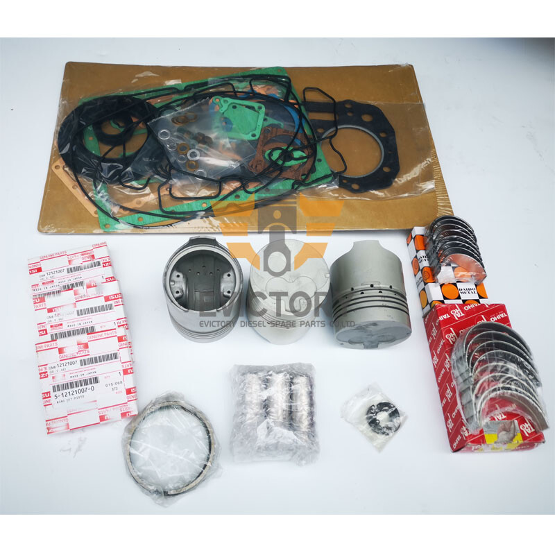 For ISUZU 3AB1 rebuild kit piston ring overhaul gasket bearin kit ...