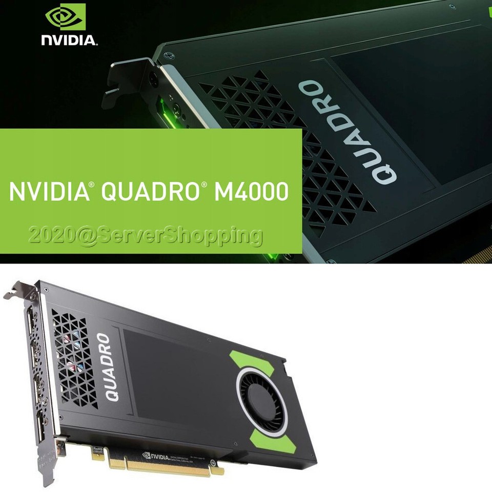 Nvidia Quadro M4000 8GB GDDR5 PCI Express 3.0 x16 Video Graphics Card ...