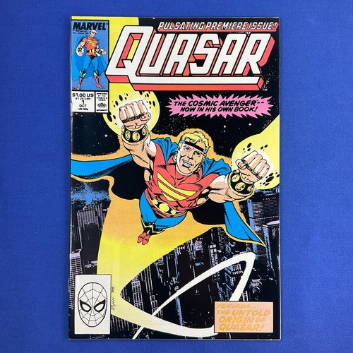 QUASAR #1 Untold Origin Marvel Comics 1989 Cosmic Avenger Ongoing Solo ...