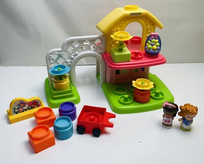 Fisher Price Little People Flower / Garden Shop Figures Flowers Rare | eBay