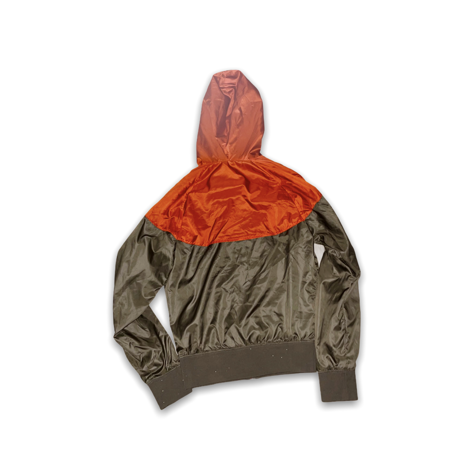 Nike Vintage Rare Windrunner Windbreaker Jacket Green Brown Orange | eBay