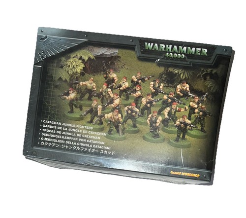Catachan Jungle Fighters NEW IN BOX Warhammer 40k Game Workshop Sealed ...