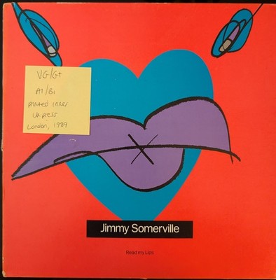 Jimmy Somerville ‎Read My Lips Vinyl Record VG/G+ 828166 1989 | eBay