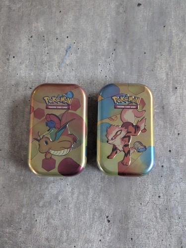 2x Scarlet & Violet 151 Mini Tin Dragonite & Arcanine - New Sealed! | eBay