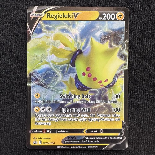 Promo Pokemon Card : Regieleki V #SWSH280 : Ultra Rare - Immaculate ...