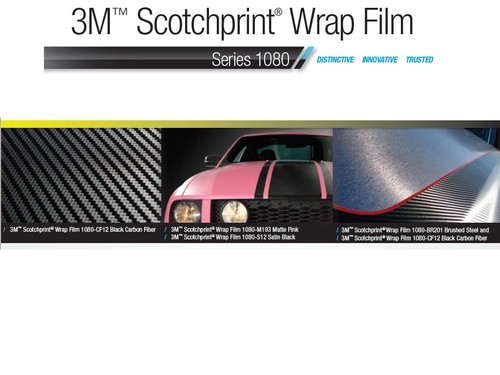3M Car Film Vinyl 1080 Automotive Adhesive Wrap Sheet Roll Gloss Blue ...