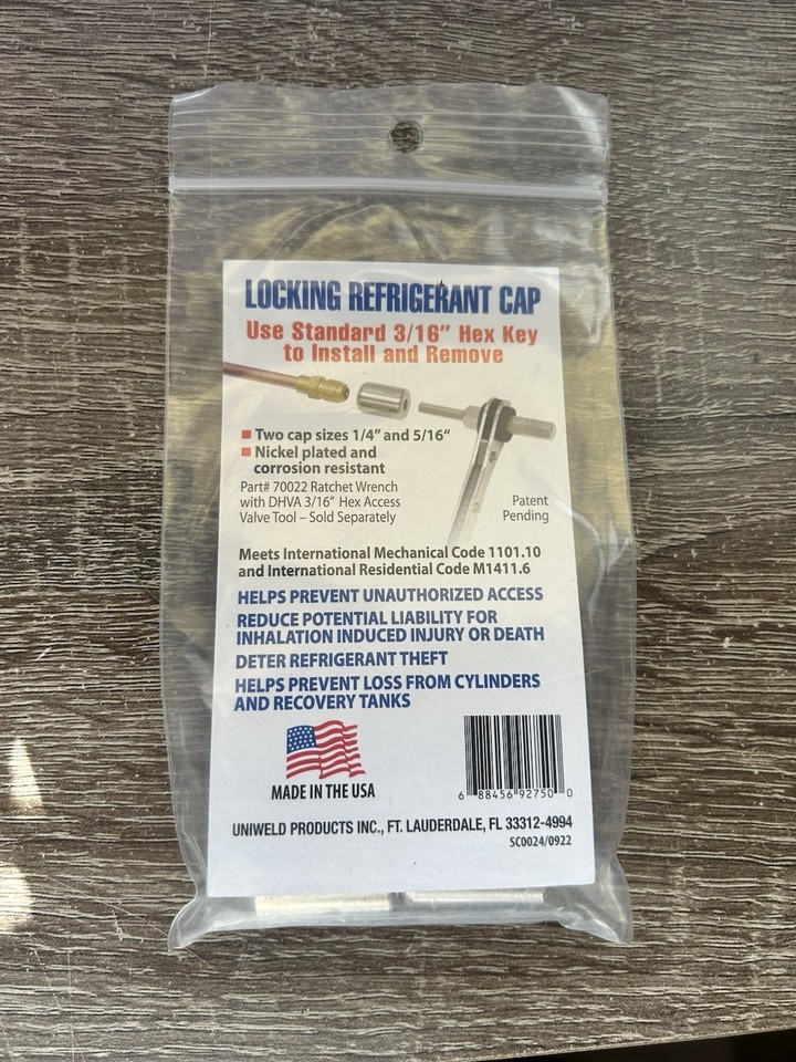 Refrigerant Locking Caps 1/4” | eBay