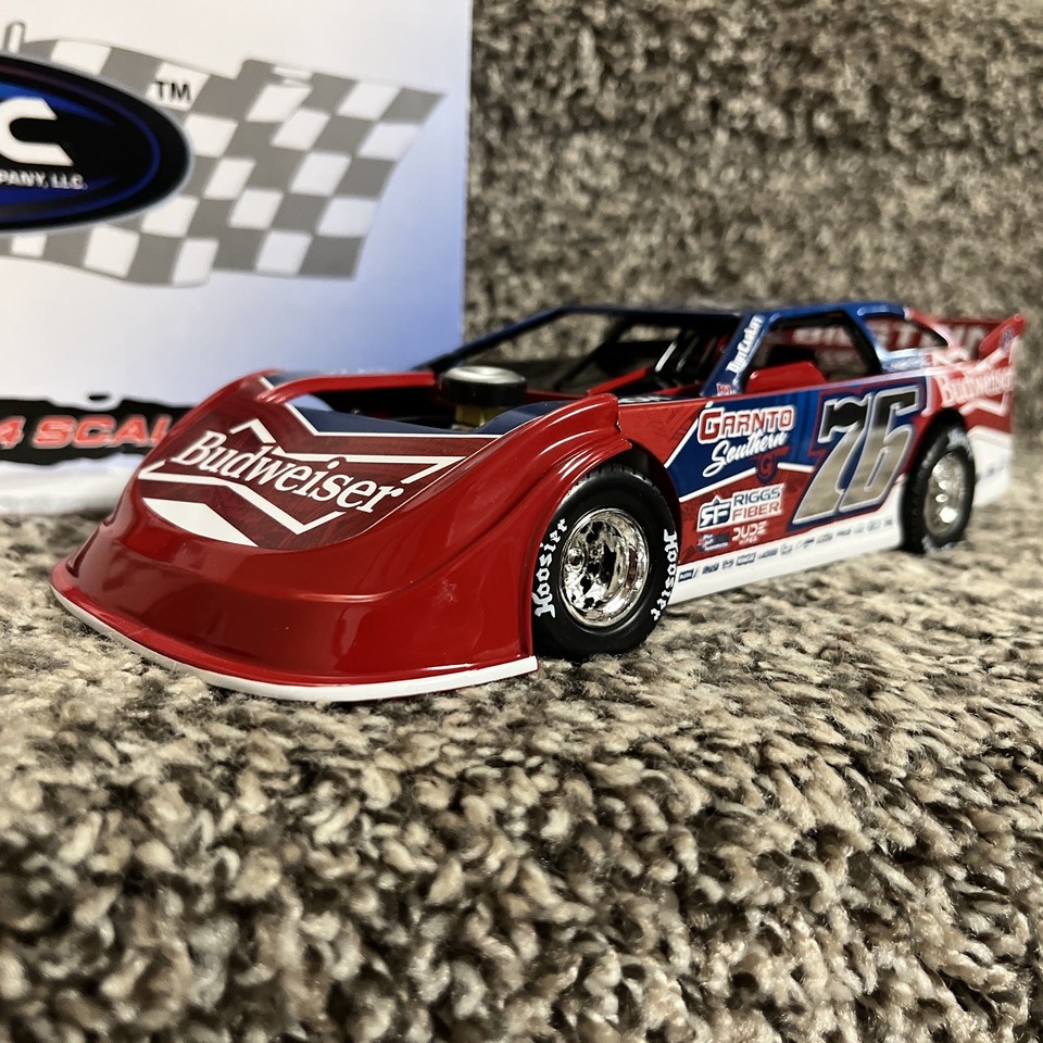 2025 ADC 1:24 #76 Brandon Overton Budweiser Dirt Late Model DOME Design ...