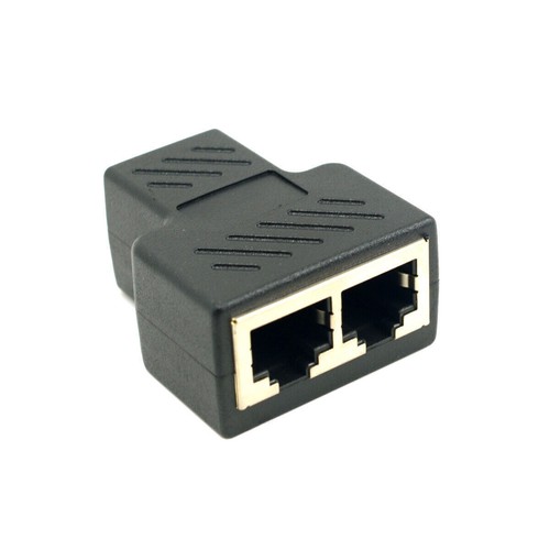 RJ45 Ethernet Network Splitter Adapter STP UTP Cat6 RJ45 8P8C Patch ...