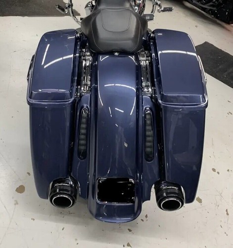 CVO Dual Cutout Stretched Extended Rear Fender w/ saddlebags set 09-23 ...