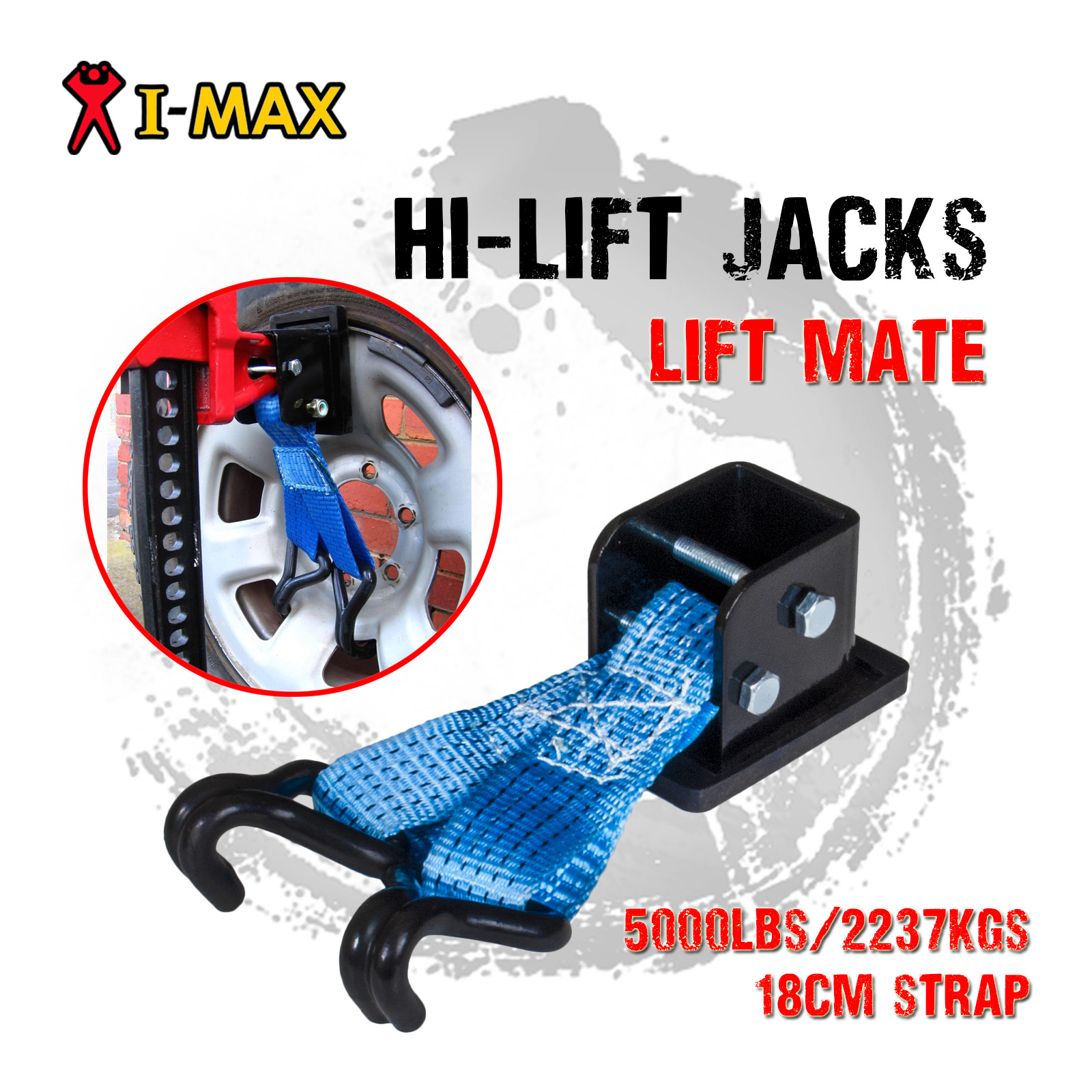 I-MAX Wheel Tyre Hi Lift Jack Mate Lifter Farm Jack 4WD 4x4 Offroad ...