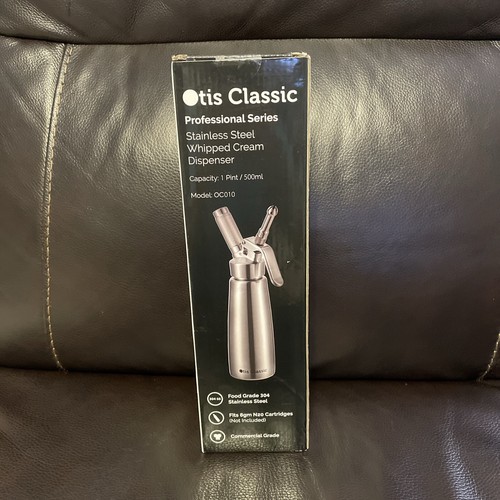 Otis Classic Stainless Steel Whipped Cream Dispenser, 500ml- NEW | eBay
