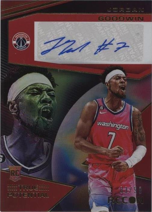2022-23 Panini Recon - True Potential Signatures Red #TPS-JGW Jordan ...