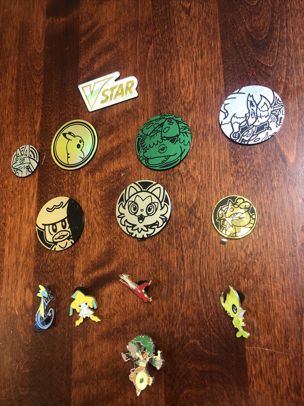 Lot of 7 Official Pokemon TCG Coins (No Duplicates) RARE misprints ...