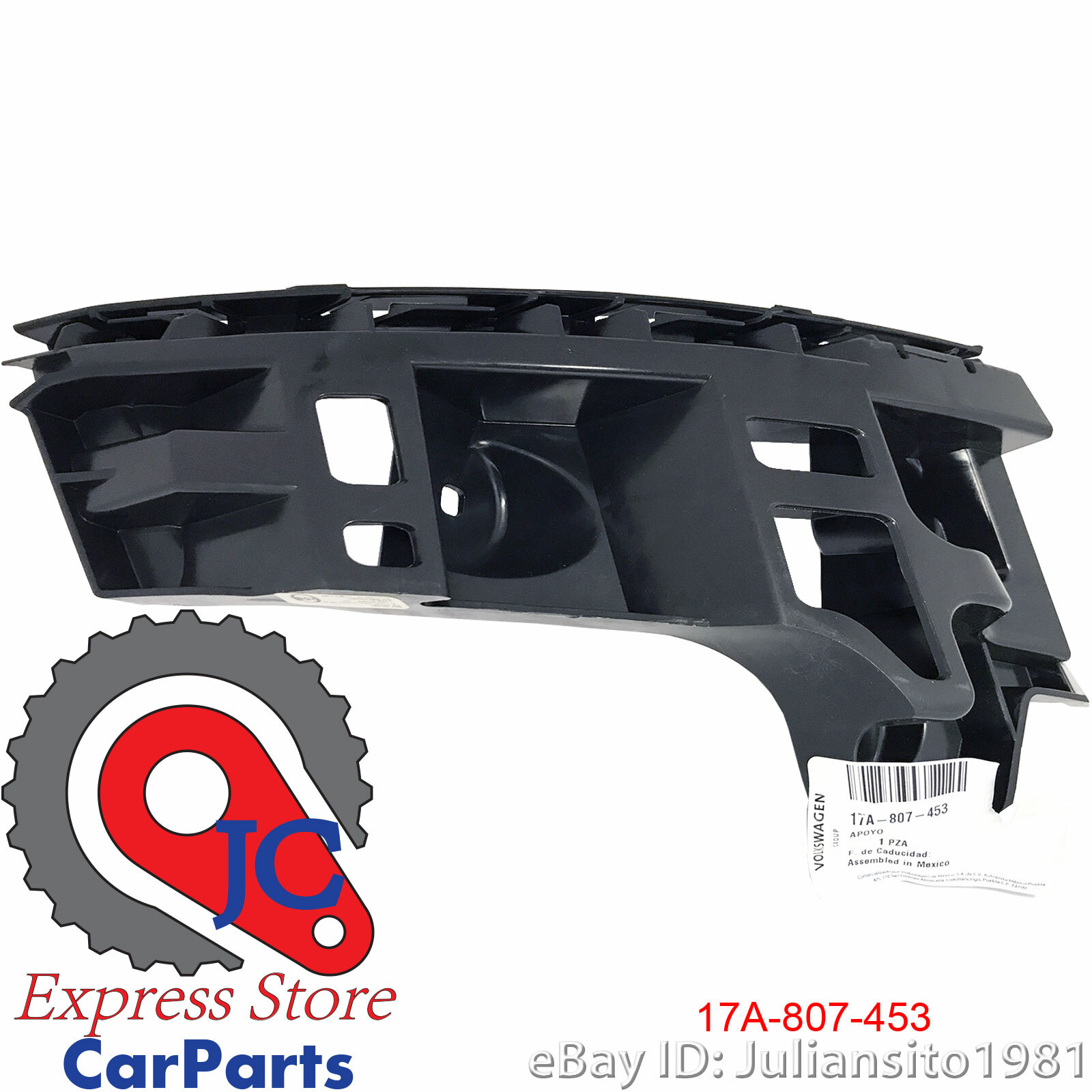 17A807453 VOLKSWAGEN GENUINE OEM JETTA REAR LEFT BUMPER GUIDE PIECE | eBay