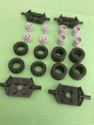 LEGO WHEELS & TYRES (20 PIECES) | eBay