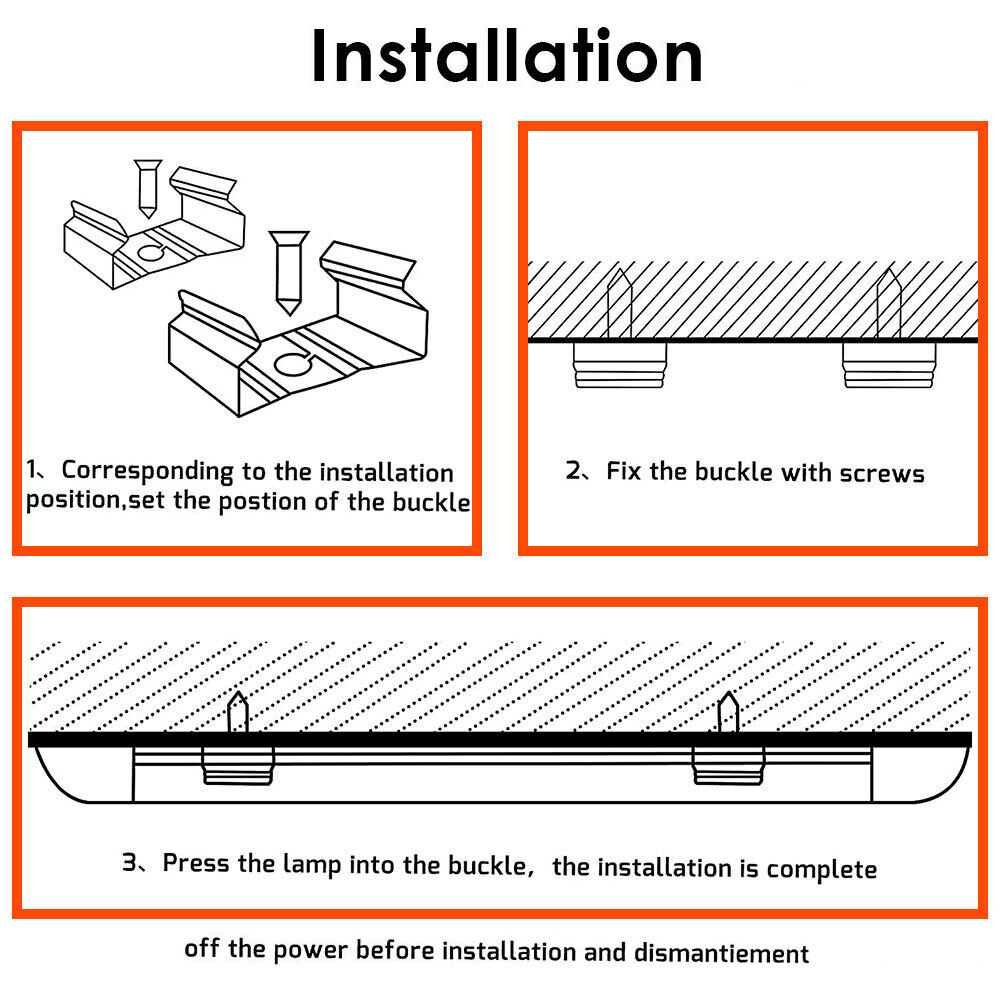 2ft 3ft 4ft 5ft 6ft HIGH POWER SLIMLINE LED BATTEN Florescent Tube ...