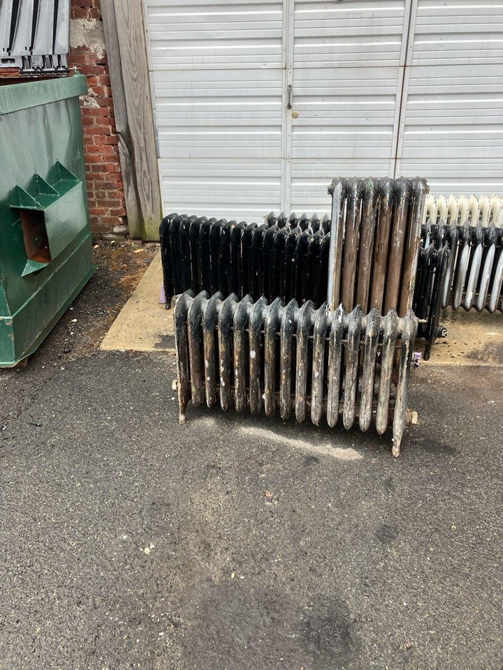 CAST IRON RADIATORS MADE IN USA FROM GOOD HOMES NO JUNK STEAM/HOT WATER ...