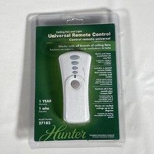 Hunter 27185 Ceiling Fan & Light Remote Control - White for sale online ...