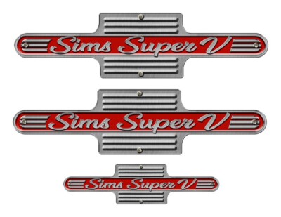 Sims Super V Boat Vintage Sticker Set | eBay UK