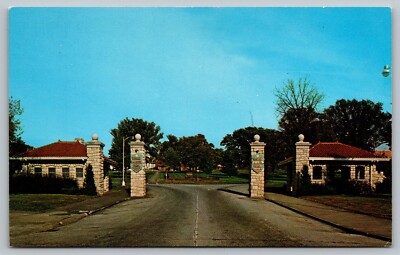 Postcard Military V.A. Center Wadsworth KS Nursing Care Hospital VTG ...