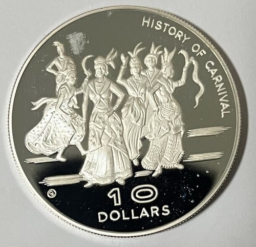 Dominica 1978 Aboriginal Dance 10 Dollar Silver Coin,Proof | eBay