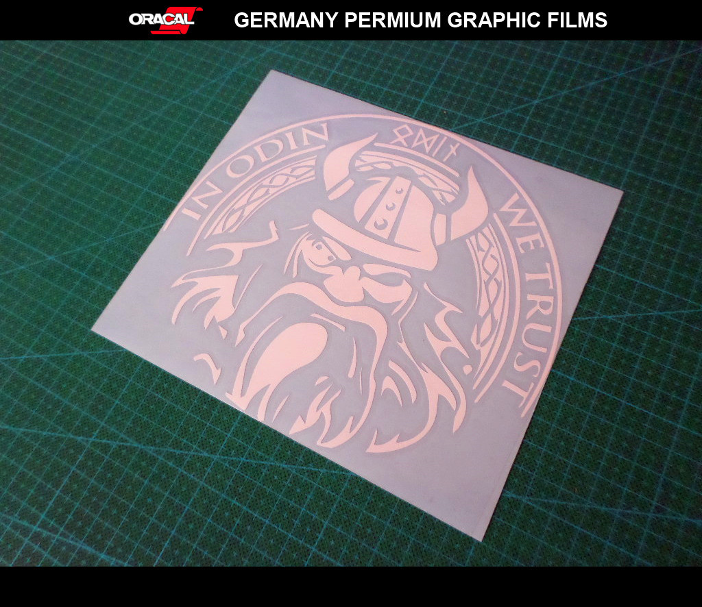 IN ODIN WE TRUST Vikings Sticker Viking offroad CAR Vinyl Decal _180 mm ...
