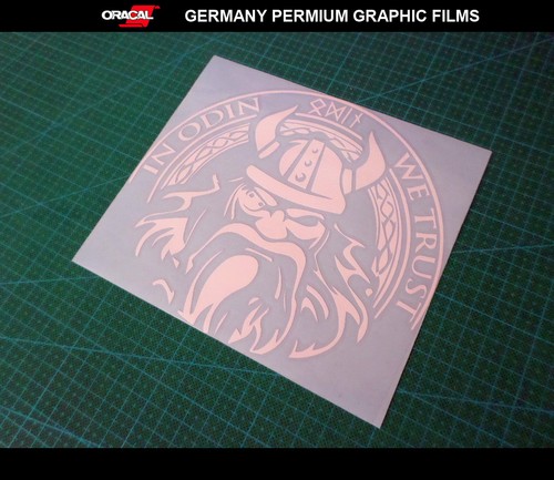 IN ODIN WE TRUST Vikings Sticker Viking offroad CAR Vinyl Decal _180 mm ...