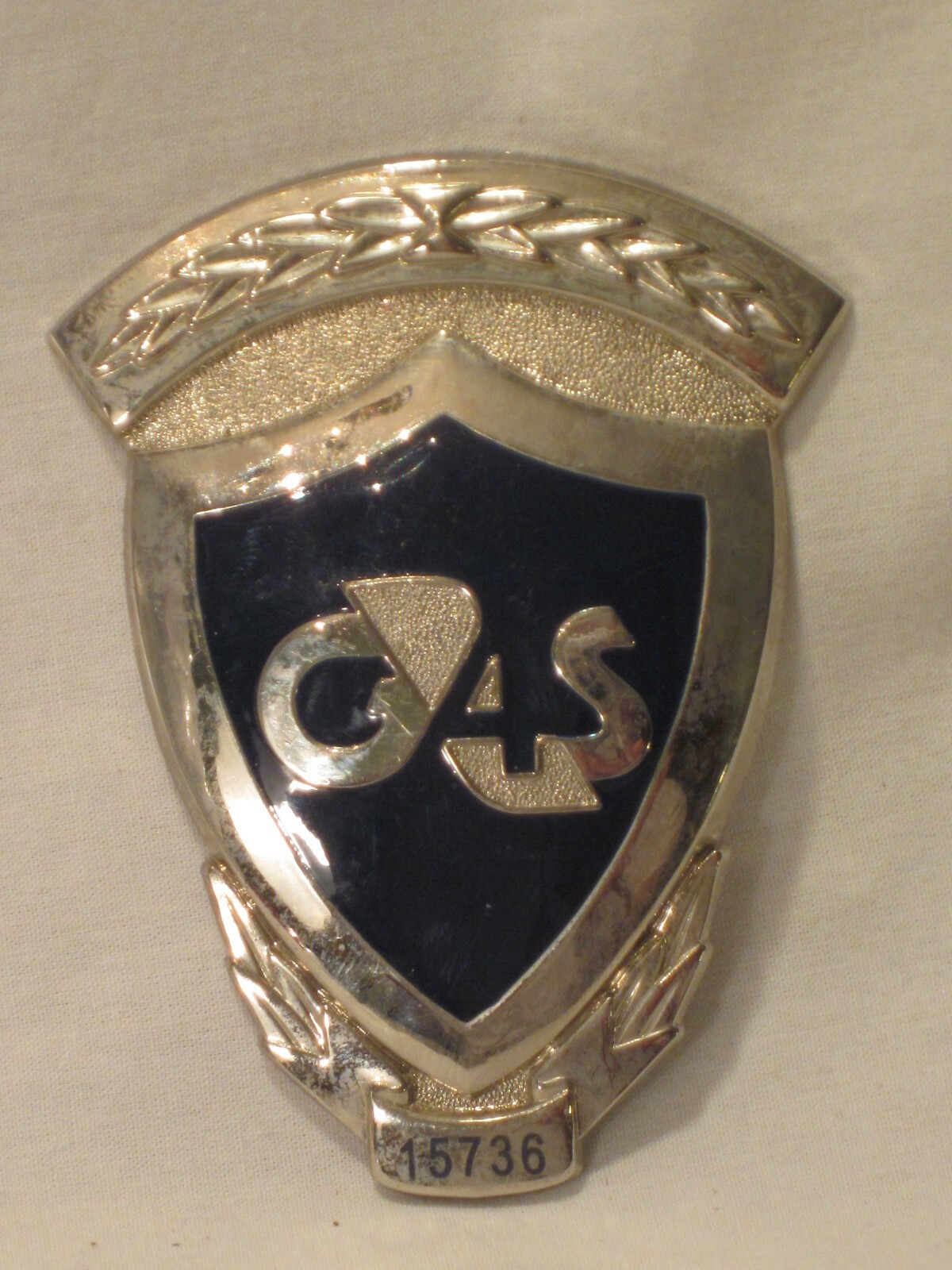 vintage GAS badge obsolete service official pin crest shield metal ...