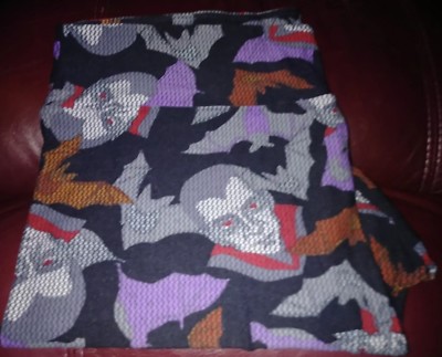 Lularoe TC2 tall & curvy 2 Halloween Leggings pixelated Dracula bats ...