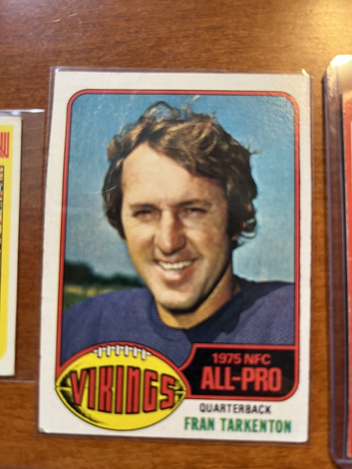 Vintage lot: 15 Topps NFL: Terry Bradshaw ‘72 - PSA 2; Tarkenton’76; Unitas | eBay
