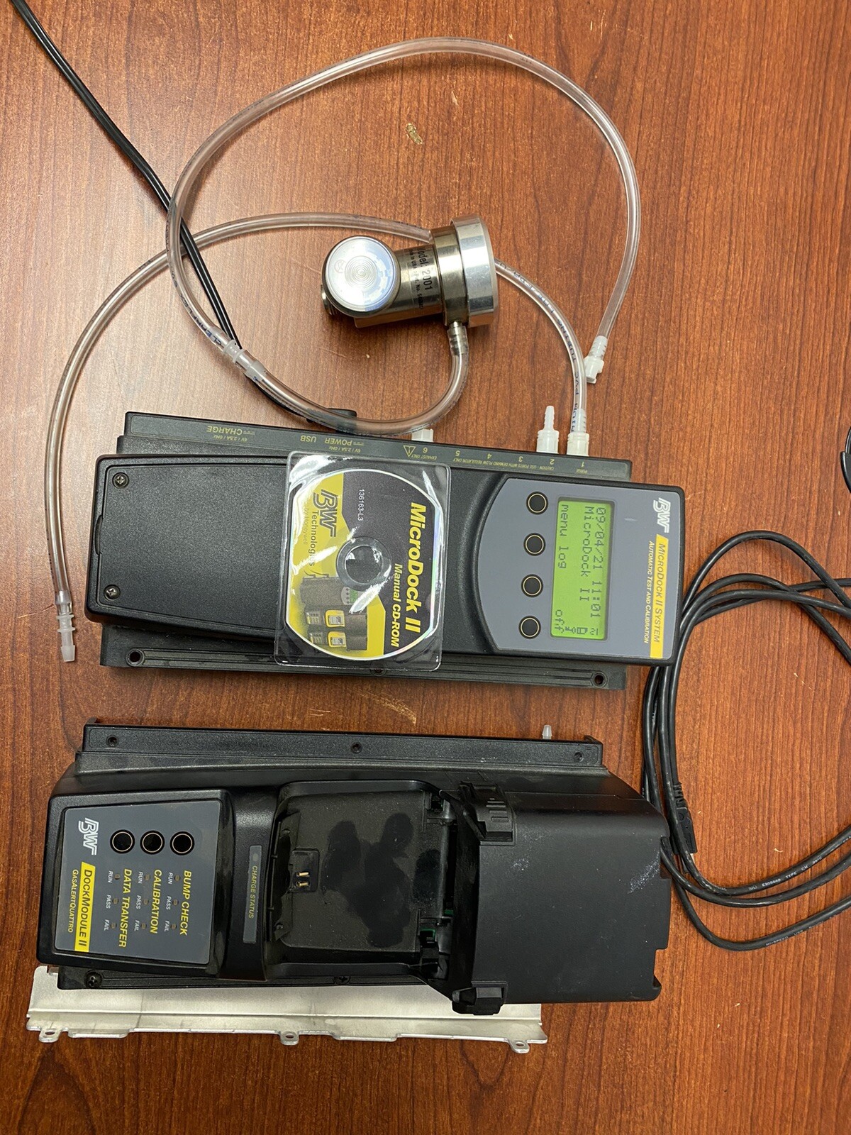 BW MicroDock II System w / regulator and 4 GasAlert Micro 5 Docking ...