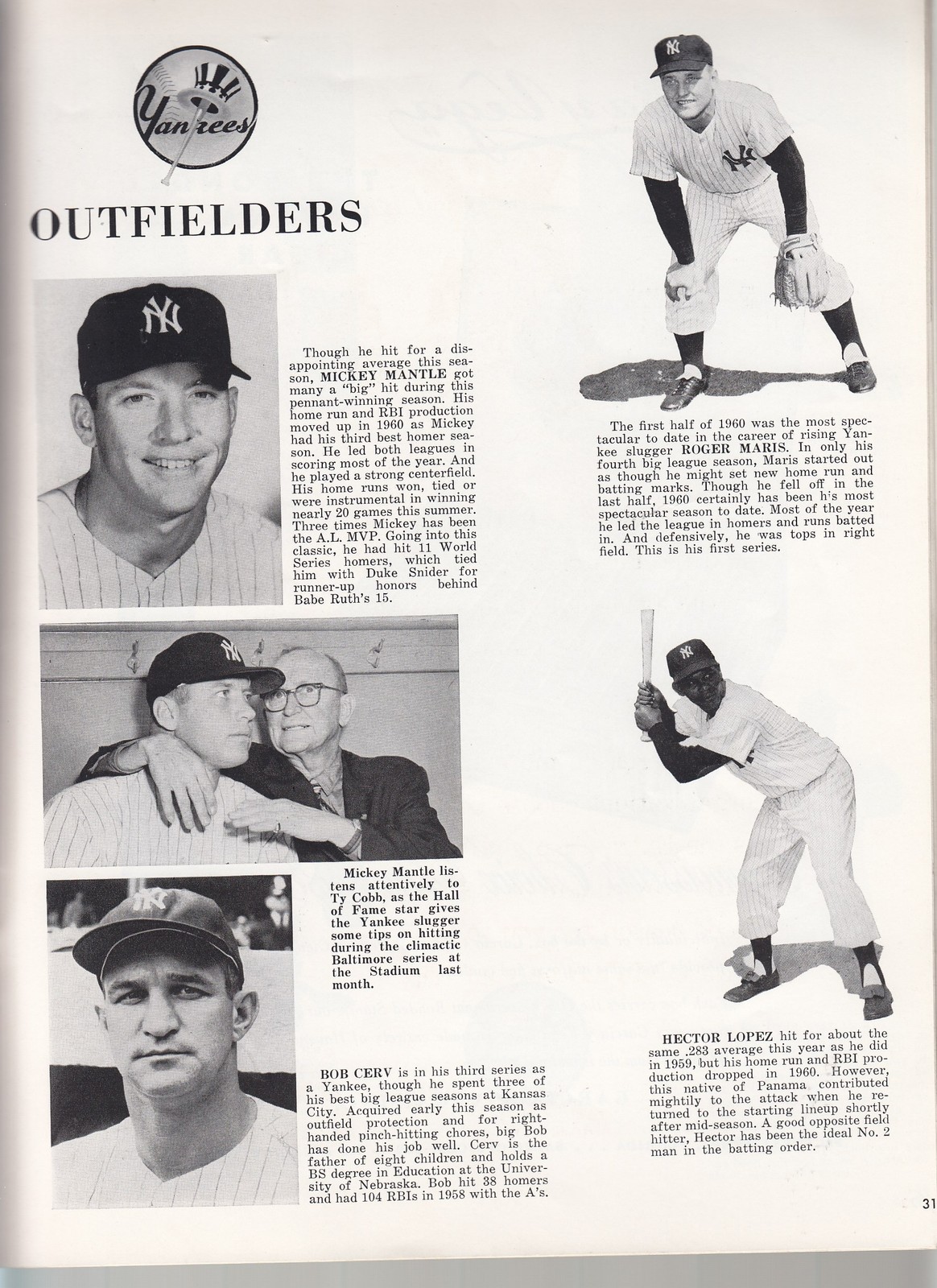 New York Yankees 1960 World Series Program vs Pittsburgh Pirates ...