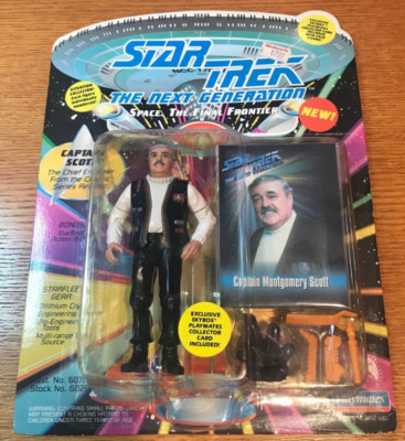 1993 Star Trek Next Generation Captain Scott Action Figure Unpunched | eBay