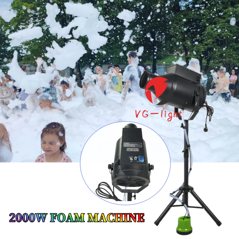 Summer 2000W Jet Cannon Party Foam Bubble Machine for Kids Bar Swimming ...