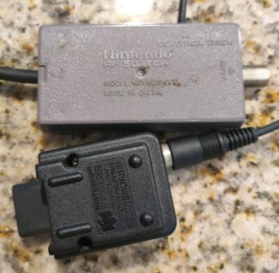 Nintendo NES RF AV Cable Adapter Switch NES-003 with N64 Modulator NUS ...