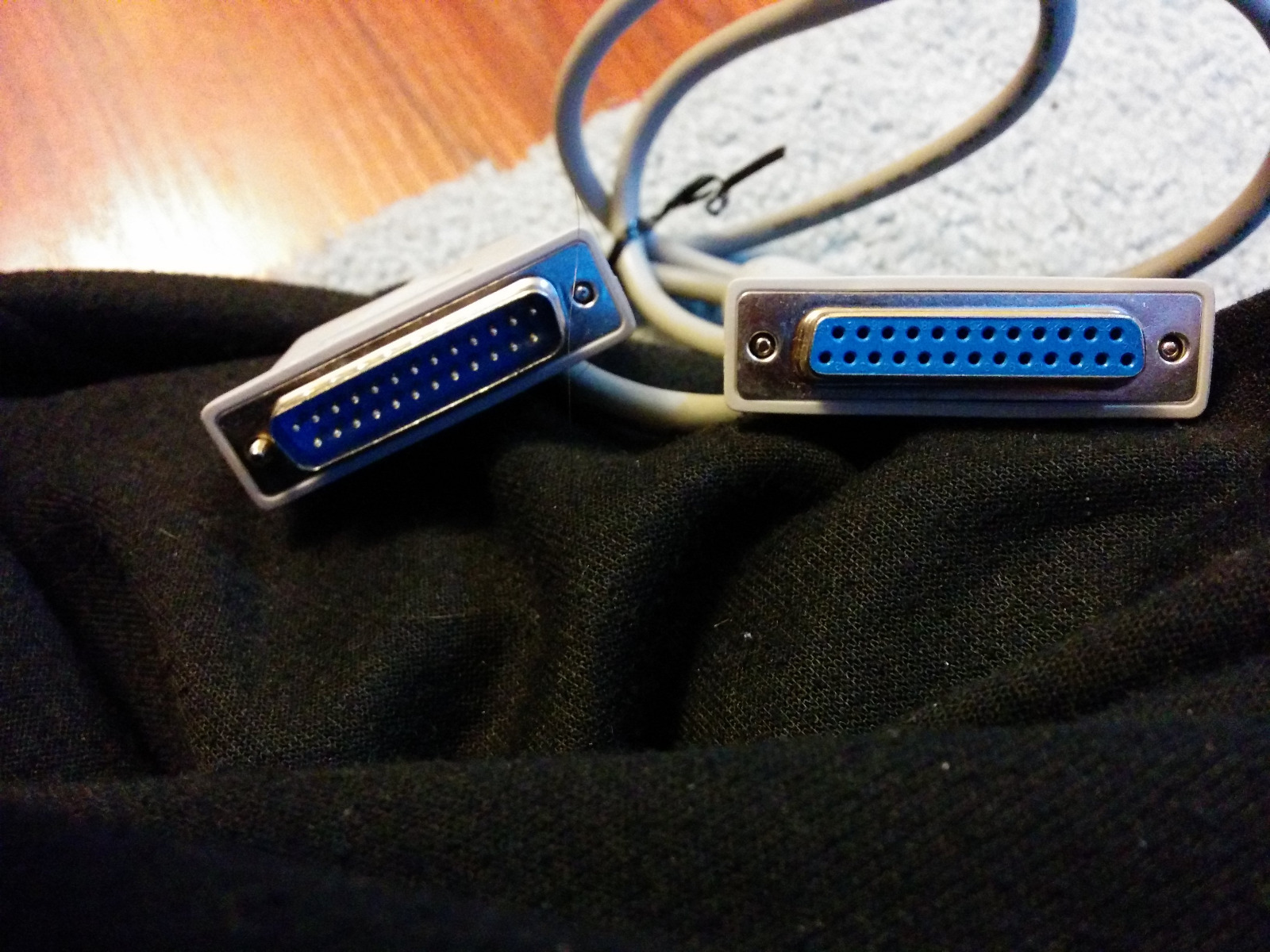 Male Female db25 25 pin serial port cable rs232 | eBay